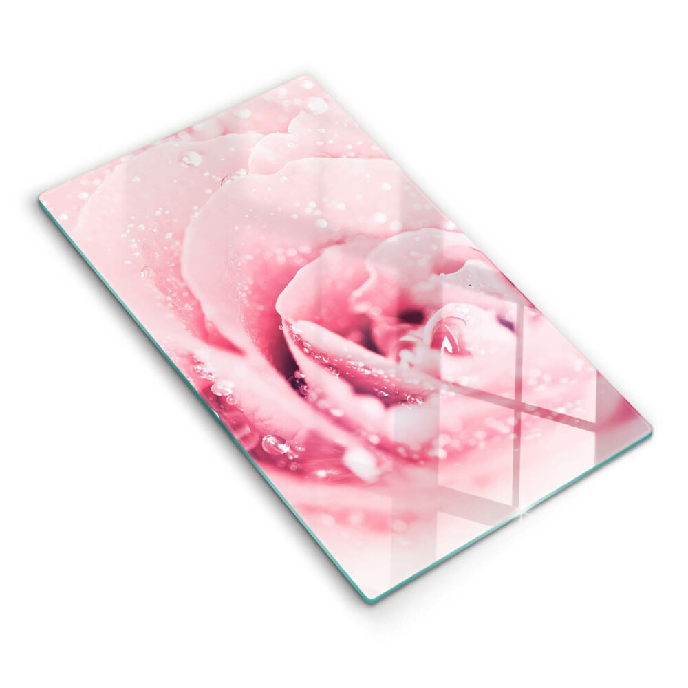 Worktop protector Rosa drops and rose flower
