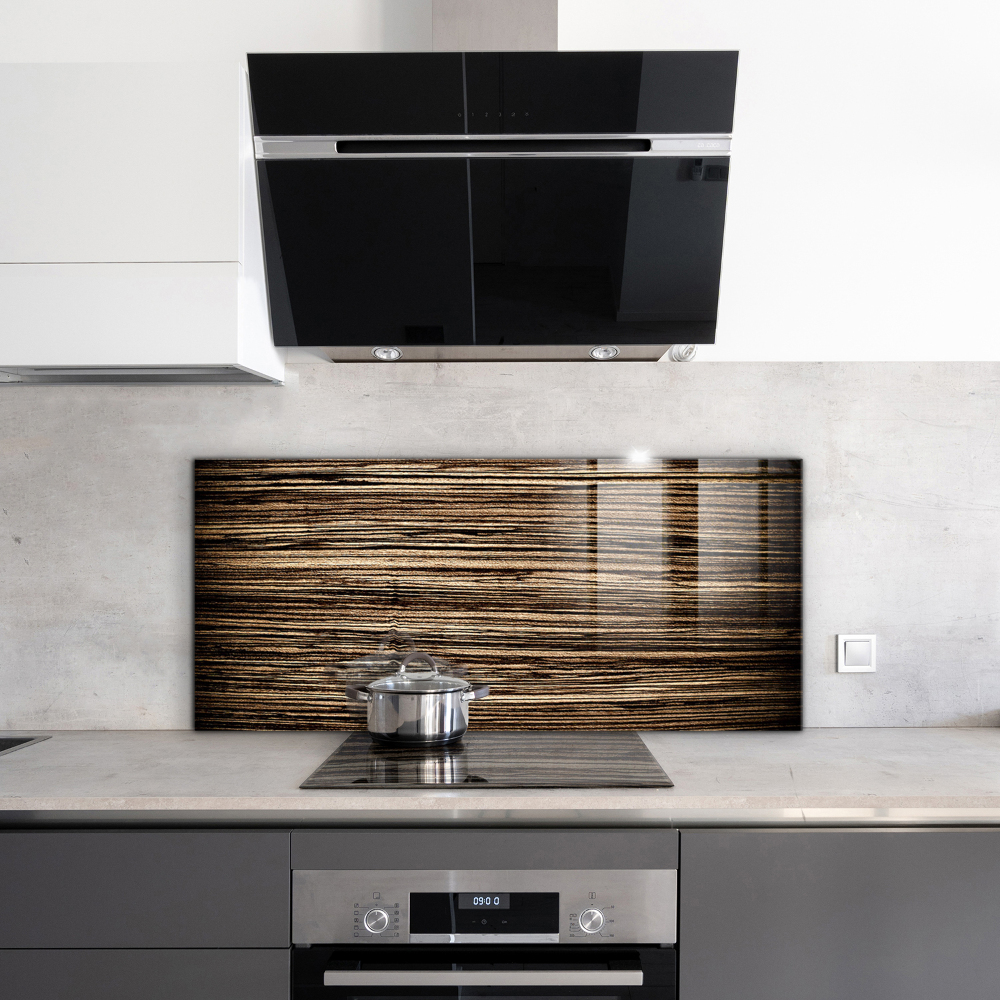 Kitchen splashback Oak wood texture